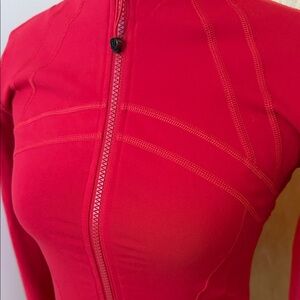 lululemon athletica | Sweaters | Lululemon Define Jacket Nulu Red ...